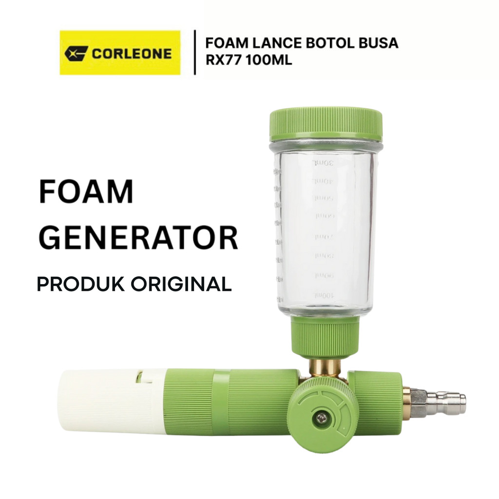 Jual Botol Busa Salju RX77-GR Warna Hijau Foam Lance Foam Generator ...