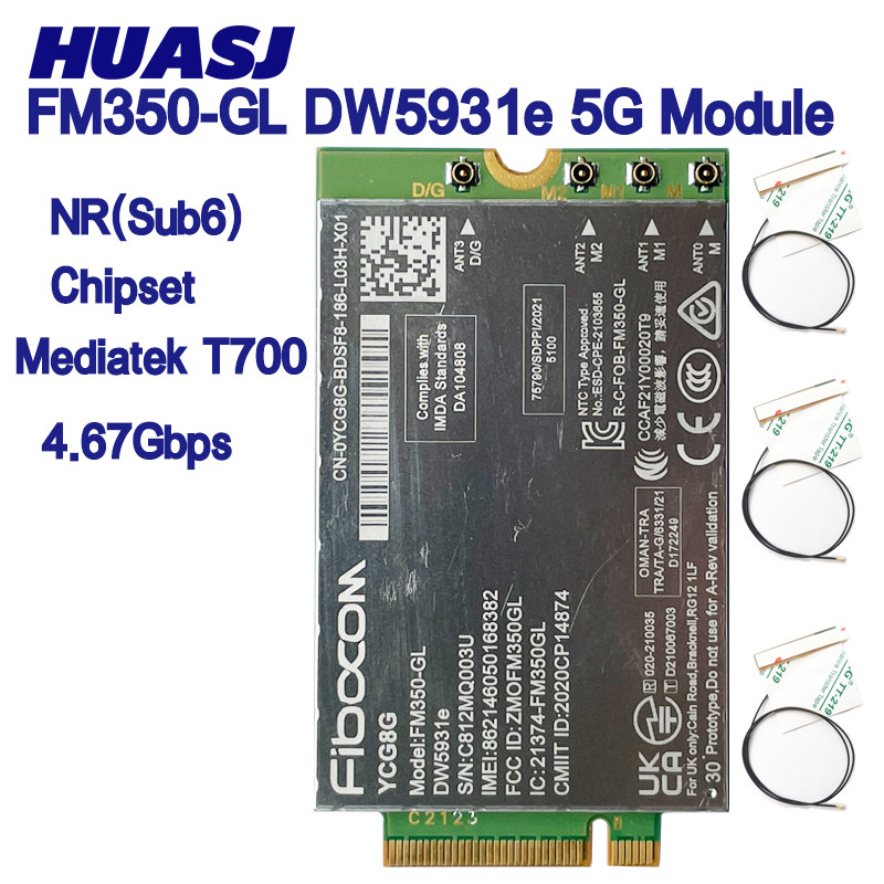 Jual FM350-GL DW5931e 5G M.2 Module For Dell Latitude 7440 Latitude ...