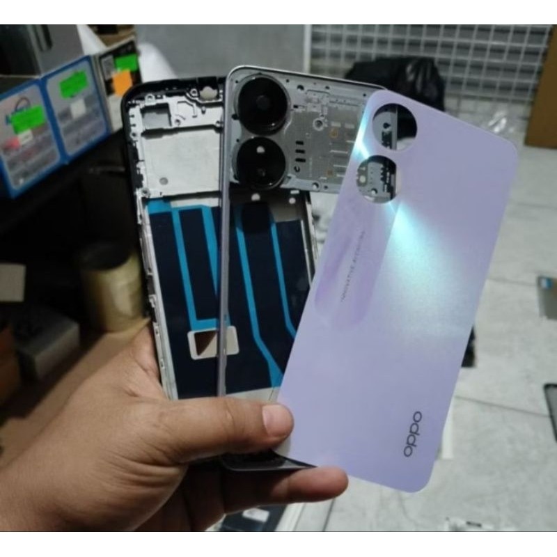 Jual KESING HOUSING CASING BACKDOR COVER+BEZZEL+FRAME OPPO A58 5G ...