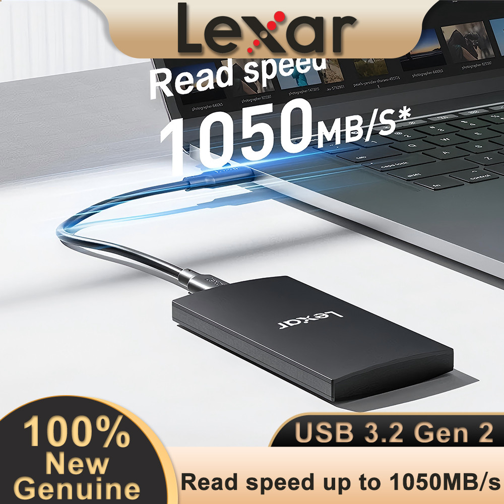 Jual Original Lexar USB 3.2 Gen 2 SL300 SSD 1TB External Solid State ...