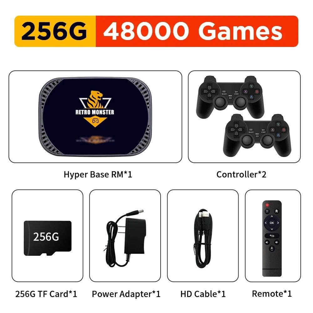 Jual Hyper Base Retro Monster Game Consoles Amlogic S905X4 With 48000 ...