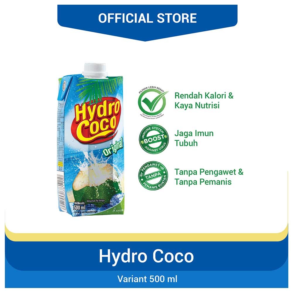 Jual HYDRO COCO NATURAL HEALTH DRINK 500mL | Shopee Indonesia