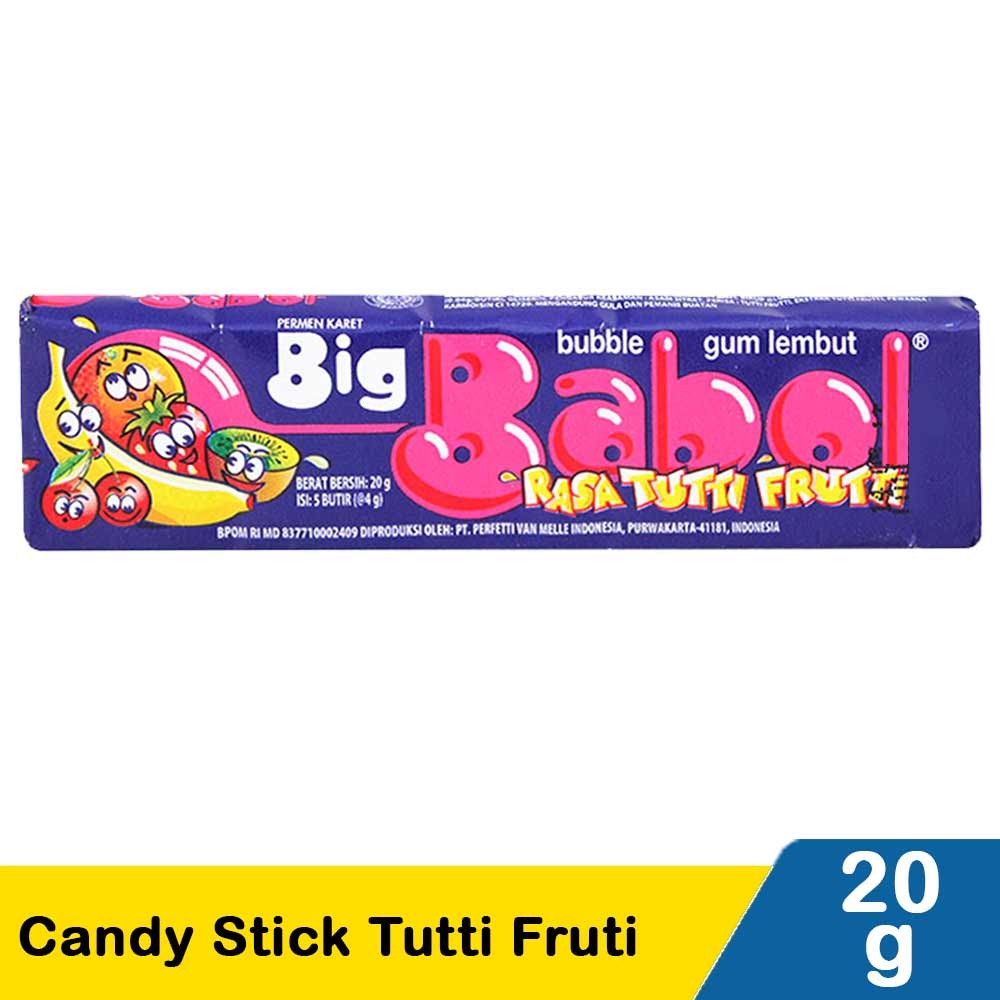 Jual CHUPA CHUPS BIG BABOL CANDY STICK TUTTI FRUTI 20g | Shopee Indonesia