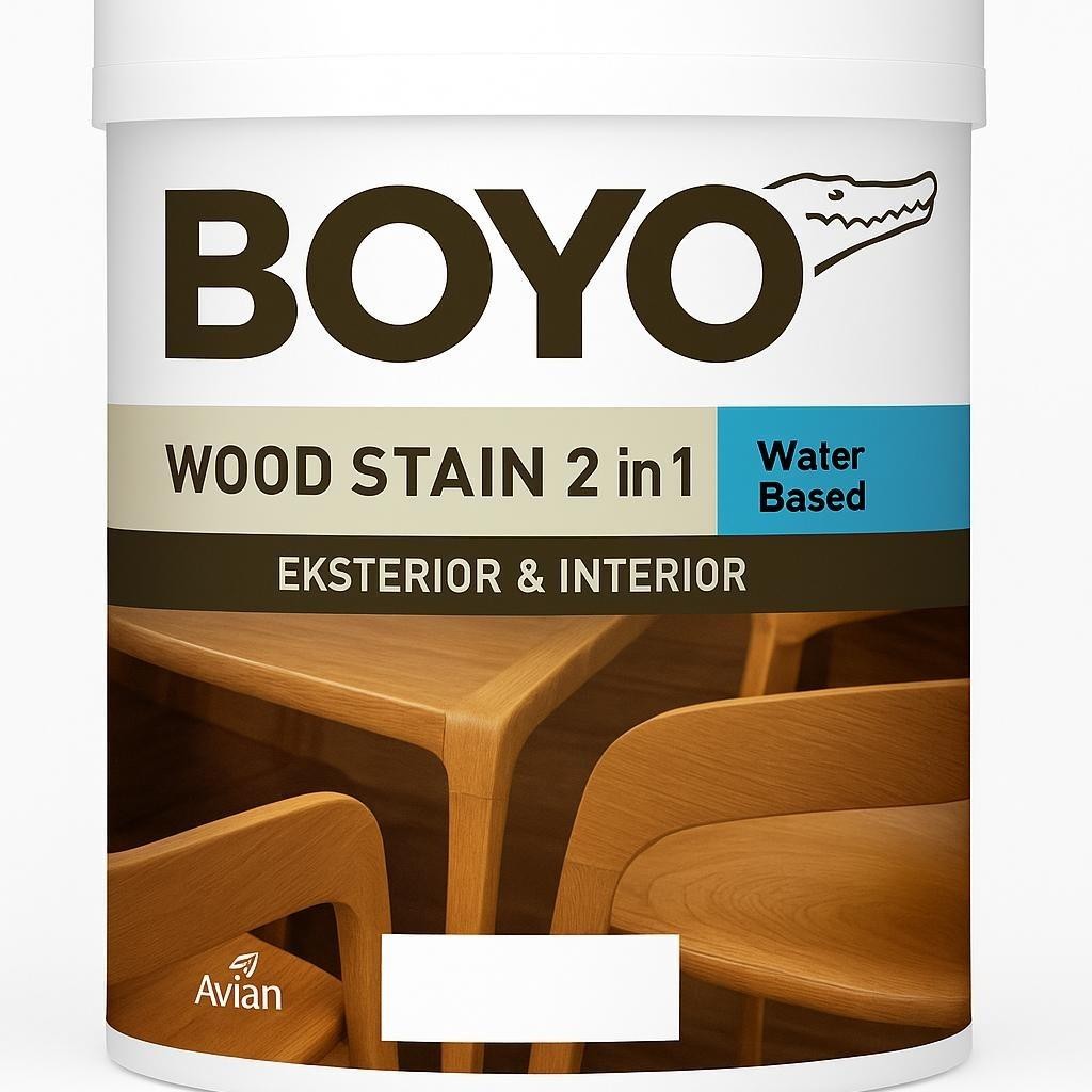 Jual Avian CAT BOYO 2 in 1 Wood Stain Pewarna & Top Coat Water Based 1 ...