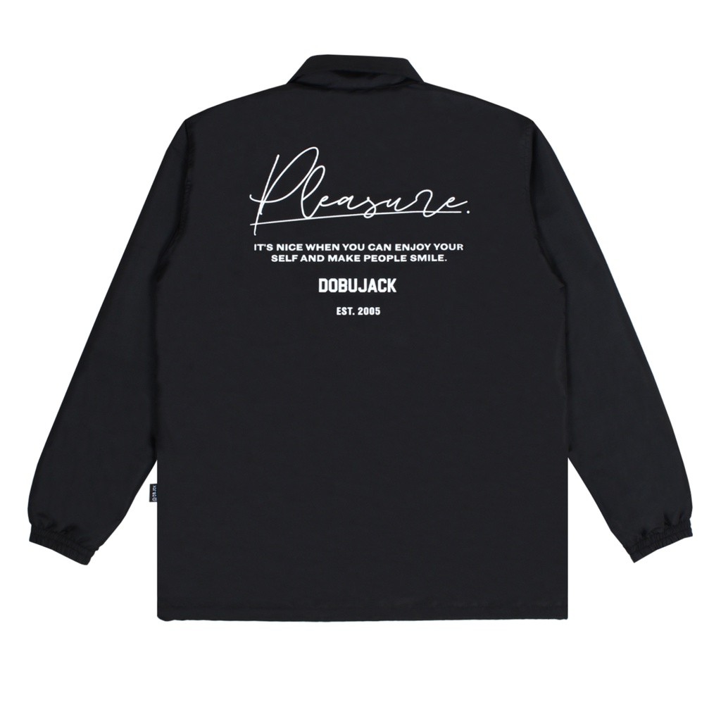 Jual Dobujack Coach Jacket People Black | Shopee Indonesia