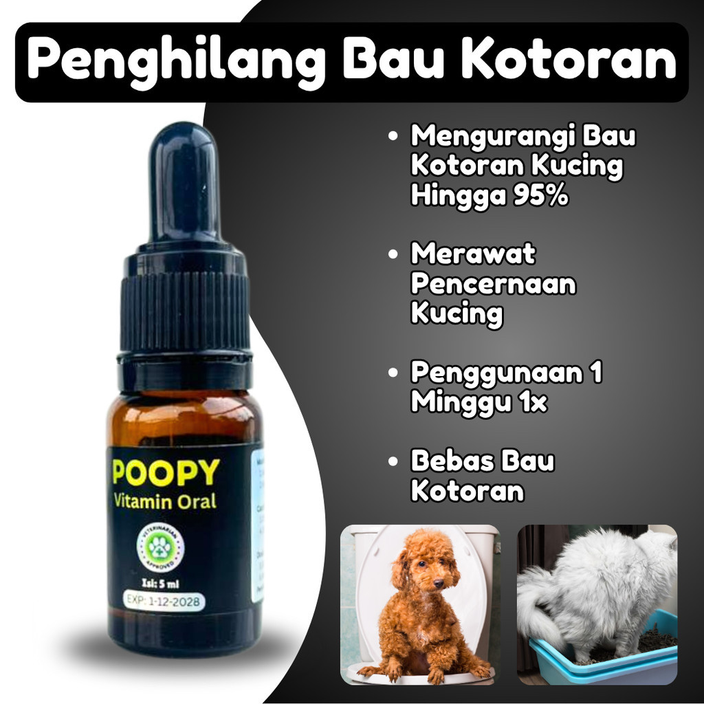 Jual VITAMIN PENGHILANG BAU POOP KUCING PLUS PROBIOTIK KUCING | Shopee ...