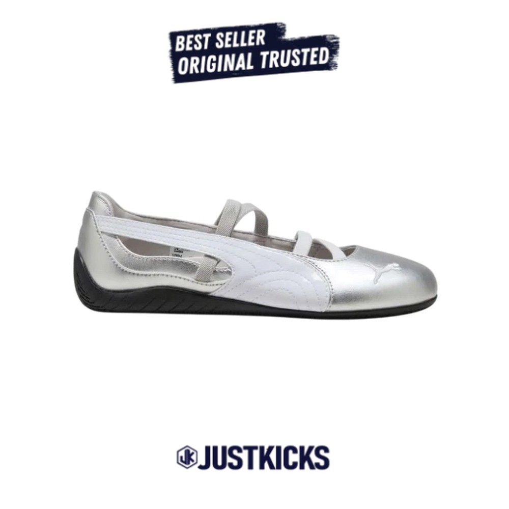 Jual Sepatu Sneakers Puma Speedcat Ballet 'Metallic Silver Original ...