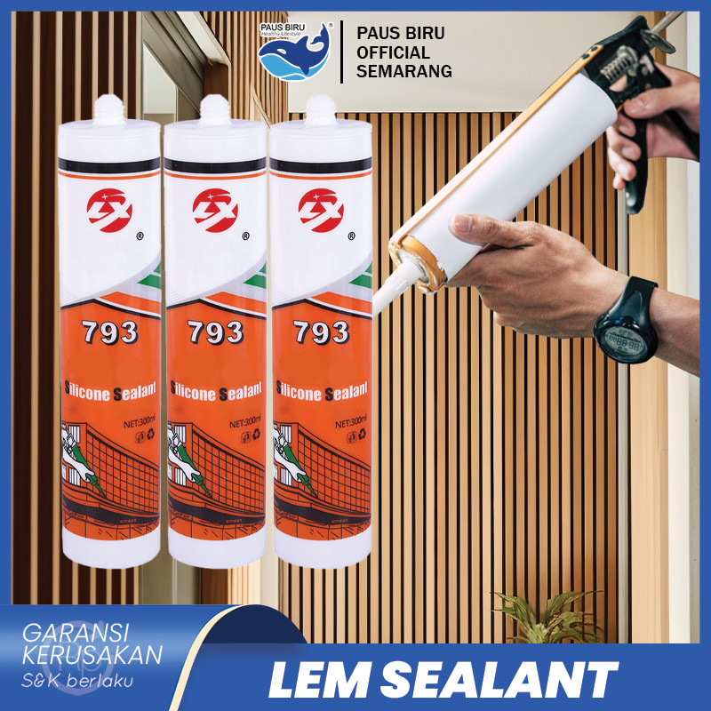 Jual Paus Biru - Lem Sealant Silicone Wall Panel WPC Super Kuat Lem ...