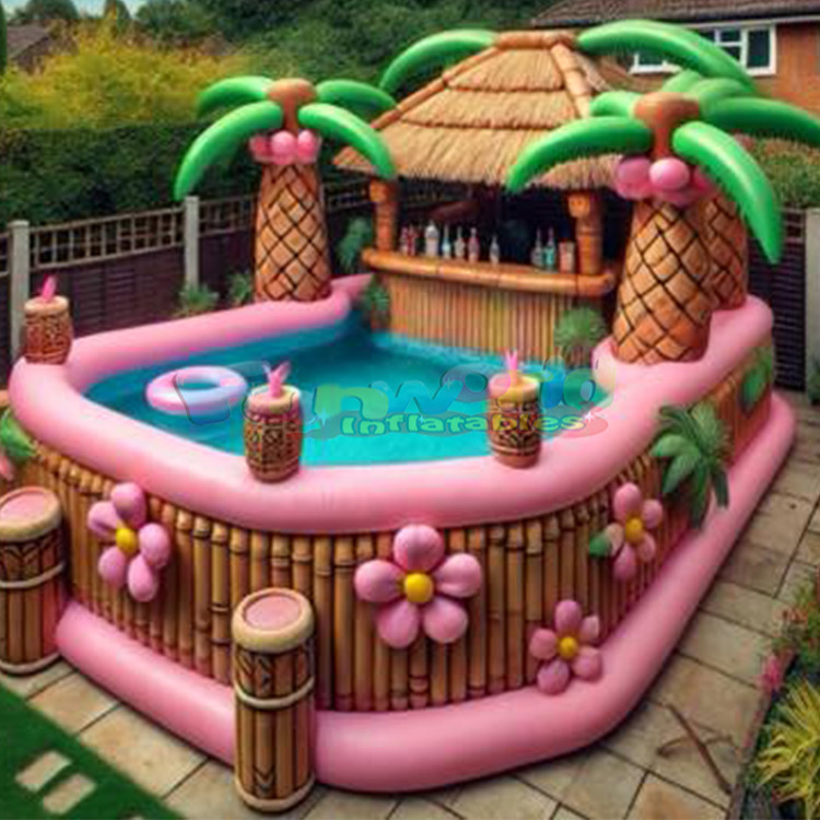 Jual Popular inflatable outdoor water blow up bar pools party event ...