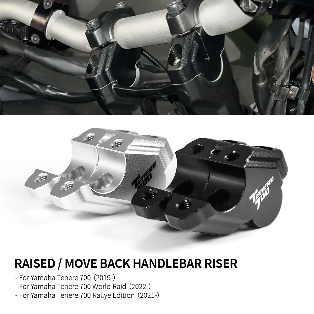Jual Motorcycle Handlebar Riser Drag Handle Bar Clamp Extend Adapter ...