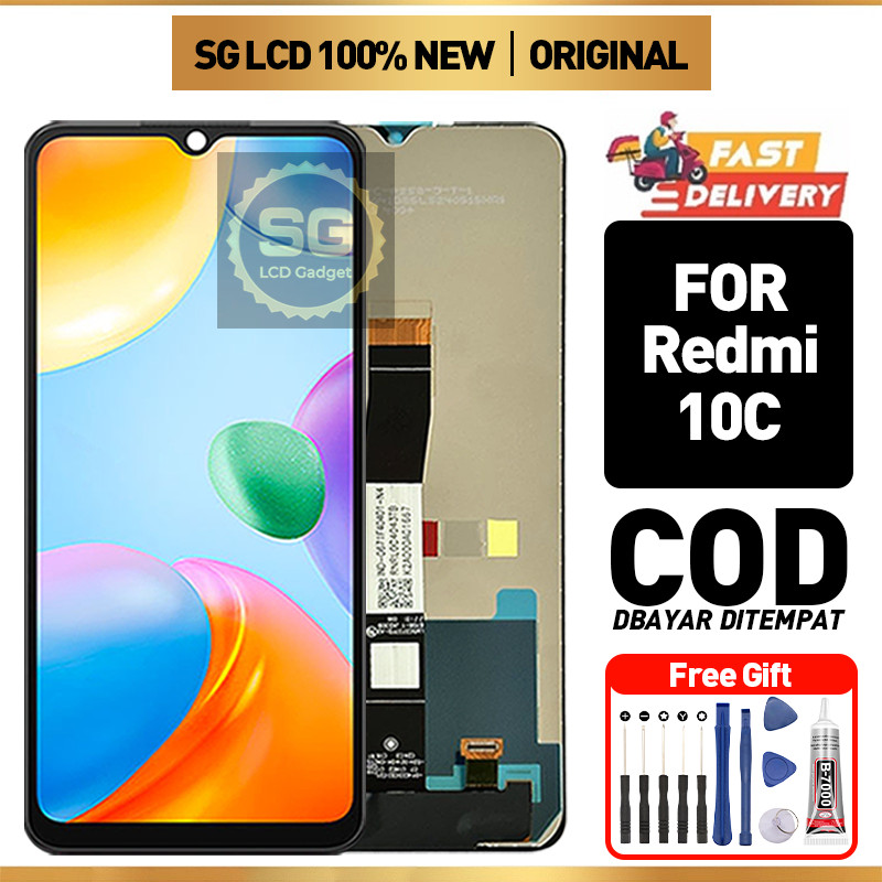 Jual SG LCD for Redmi 10C Fullset hp layar Touchscreen murah For Glass ...