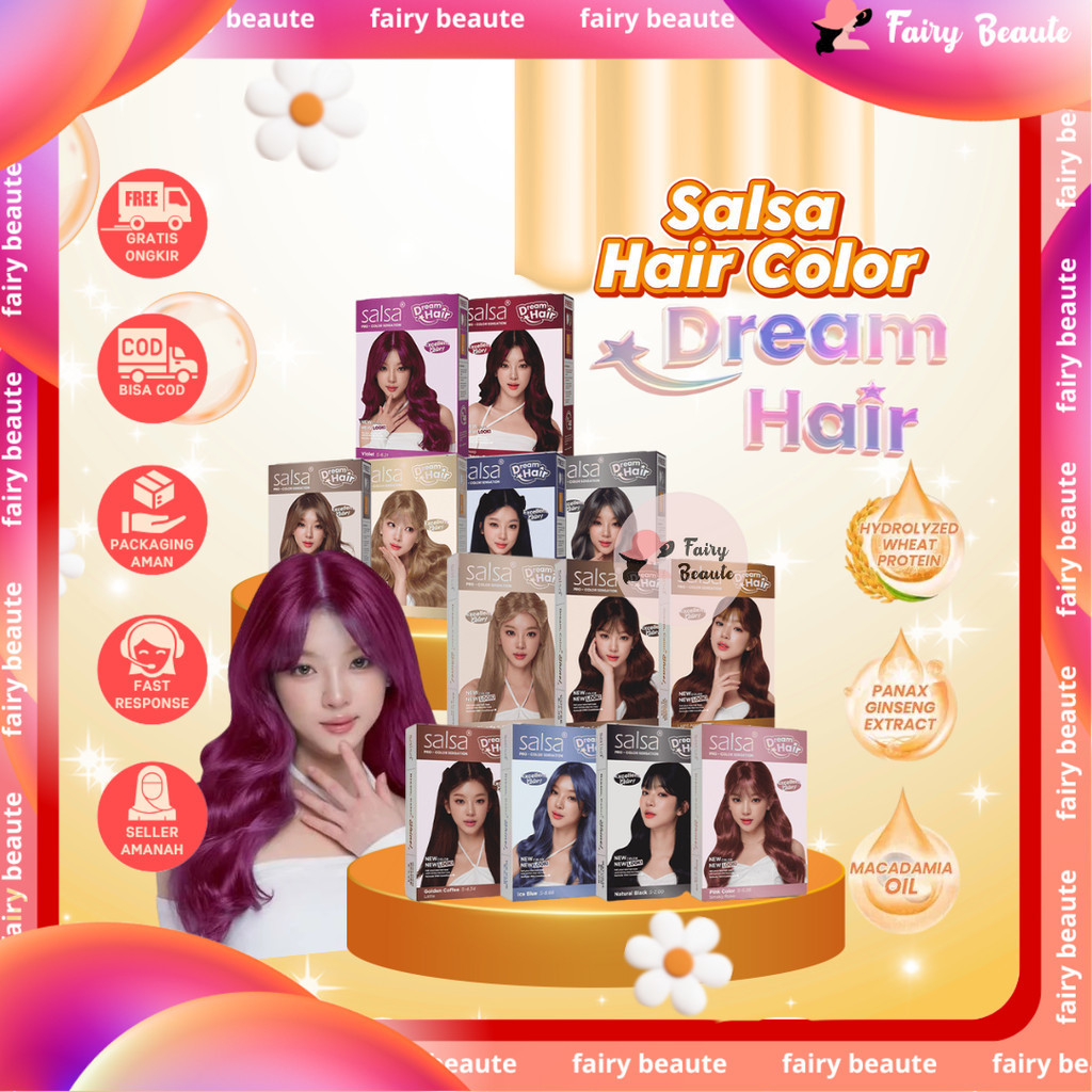 Jual SALSA Hair Color - Cat Semir Rambut Permanen CAT WARNA | Shopee ...