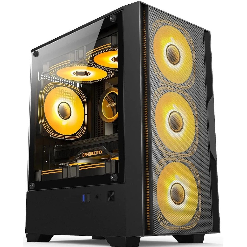Jual CASE INFINITY VESTA LITE Tempered Glass mATX Free 3 Fan Casing ...