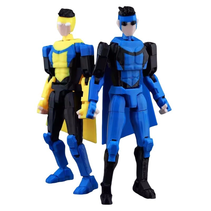 Jual New Hot 9l3d Lucky 13 Invincible Boy Action Figure 3d Printed ...