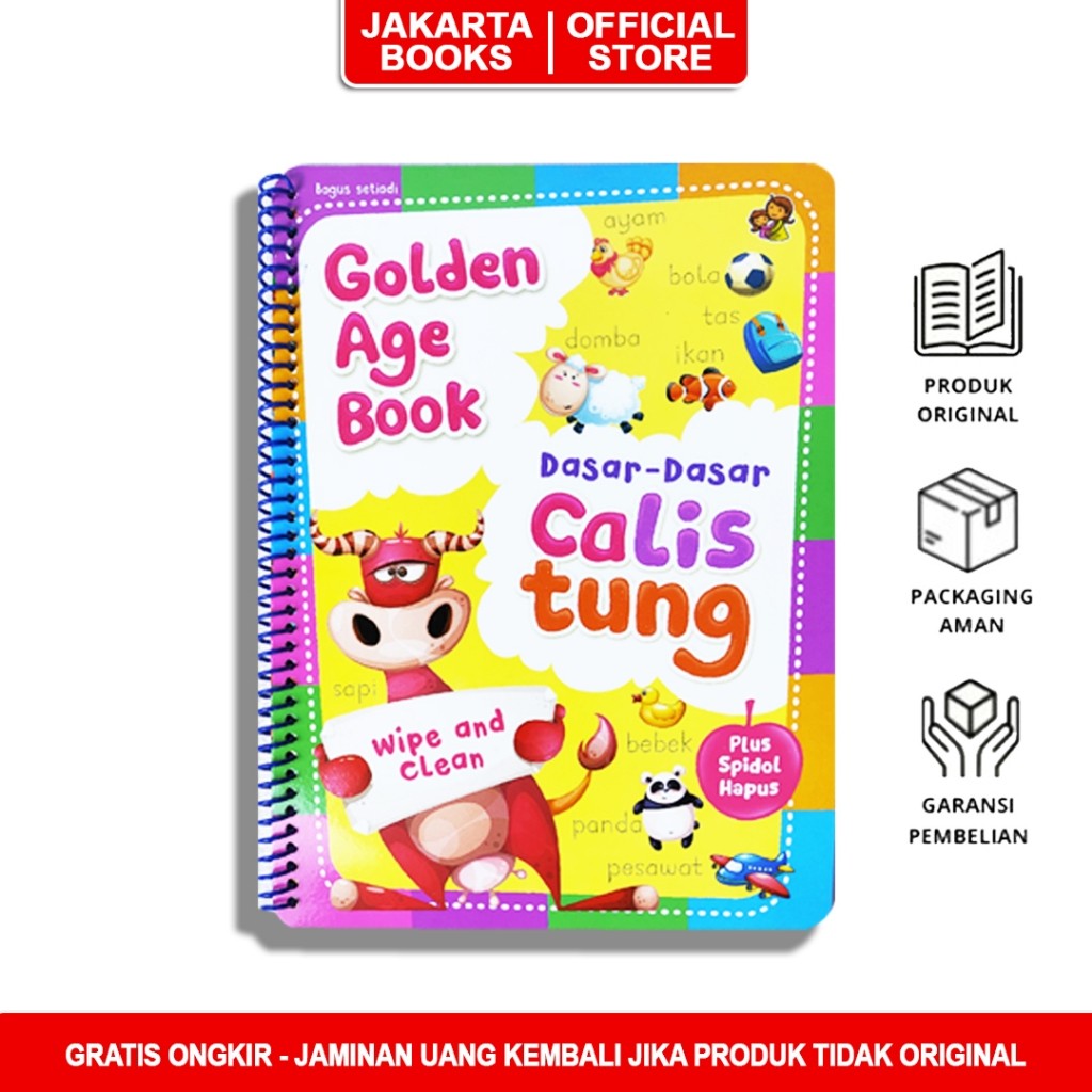 Jual Buku Belajar Calistung - Wipe And Clean Book Tulis Hapus Belajar ...