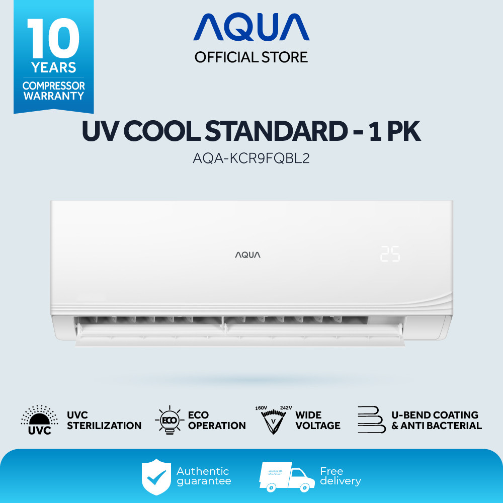 Jual AQUA Elektronik AQA-KCR9FQBL2 AC 1 PK - UVC Premium - UVC ...