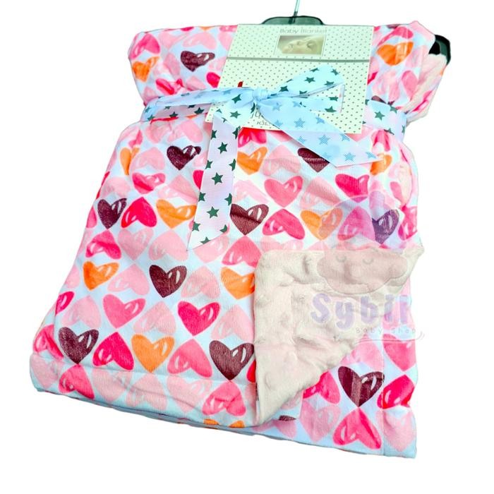 Jual Selimut Bayi JUMBO Double Fleece BUBBLE Print PREMIUM 120cm x 75cm ...