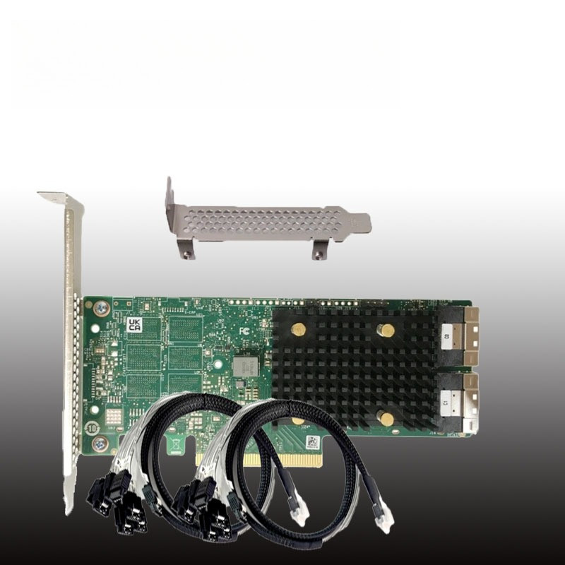 Jual HBA 9500-16i Tri-Mode Host Bus Adapter 05-50077-02 SATA SAS + 2 ...