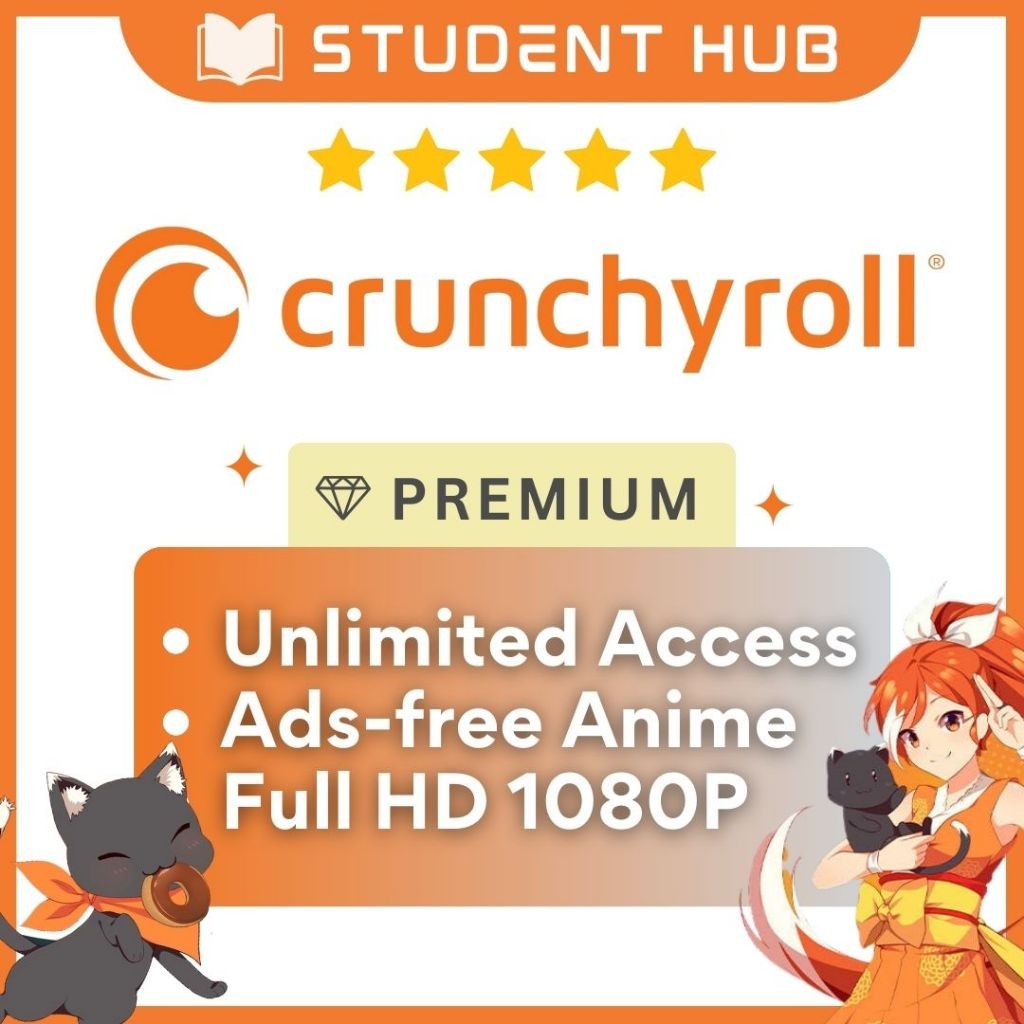Jual Crunchyroll Premium Account Lifetime iOS MacBook Android (Mega Fan ...