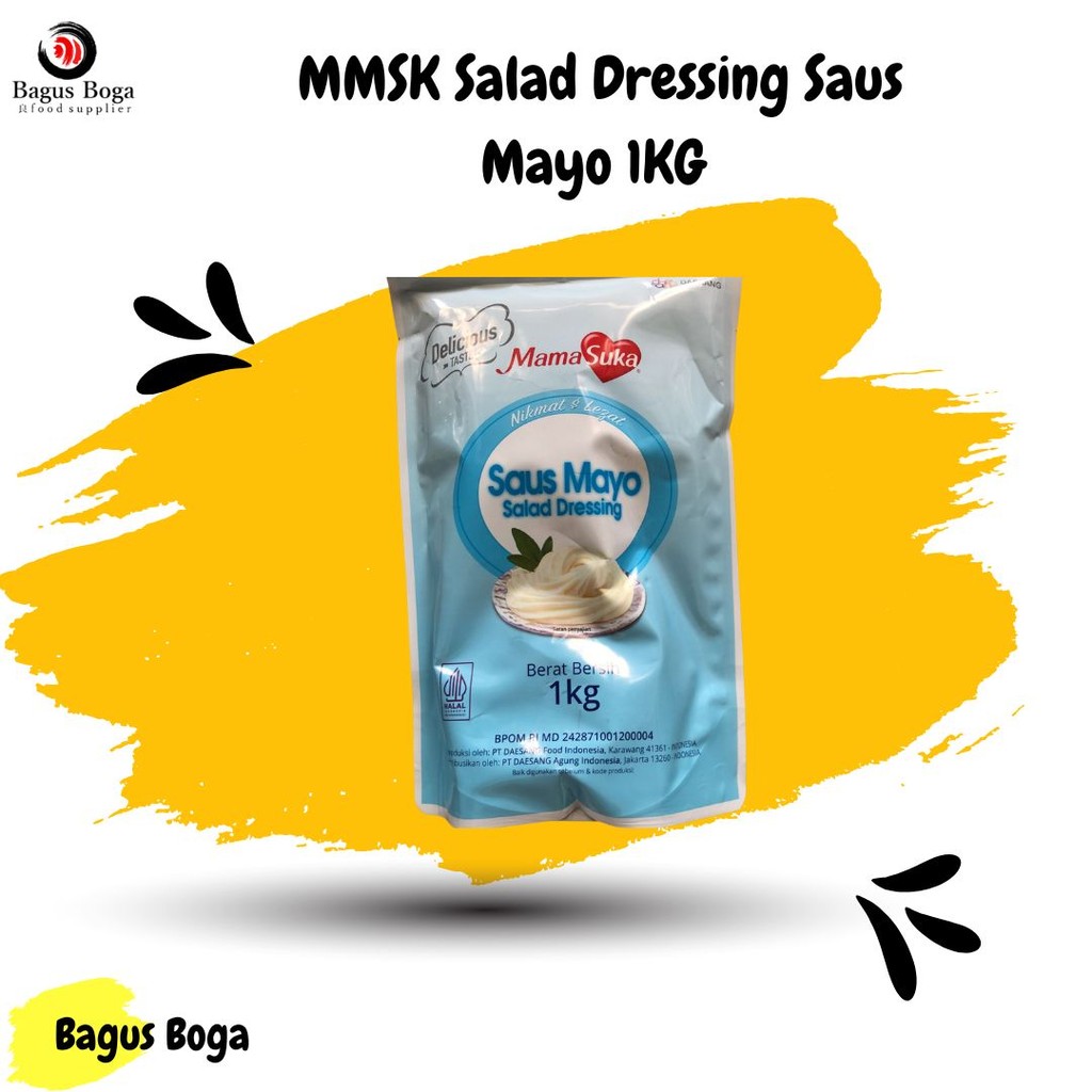 Jual MMSK Salad Dressing Saus Mayo 1KG | Shopee Indonesia