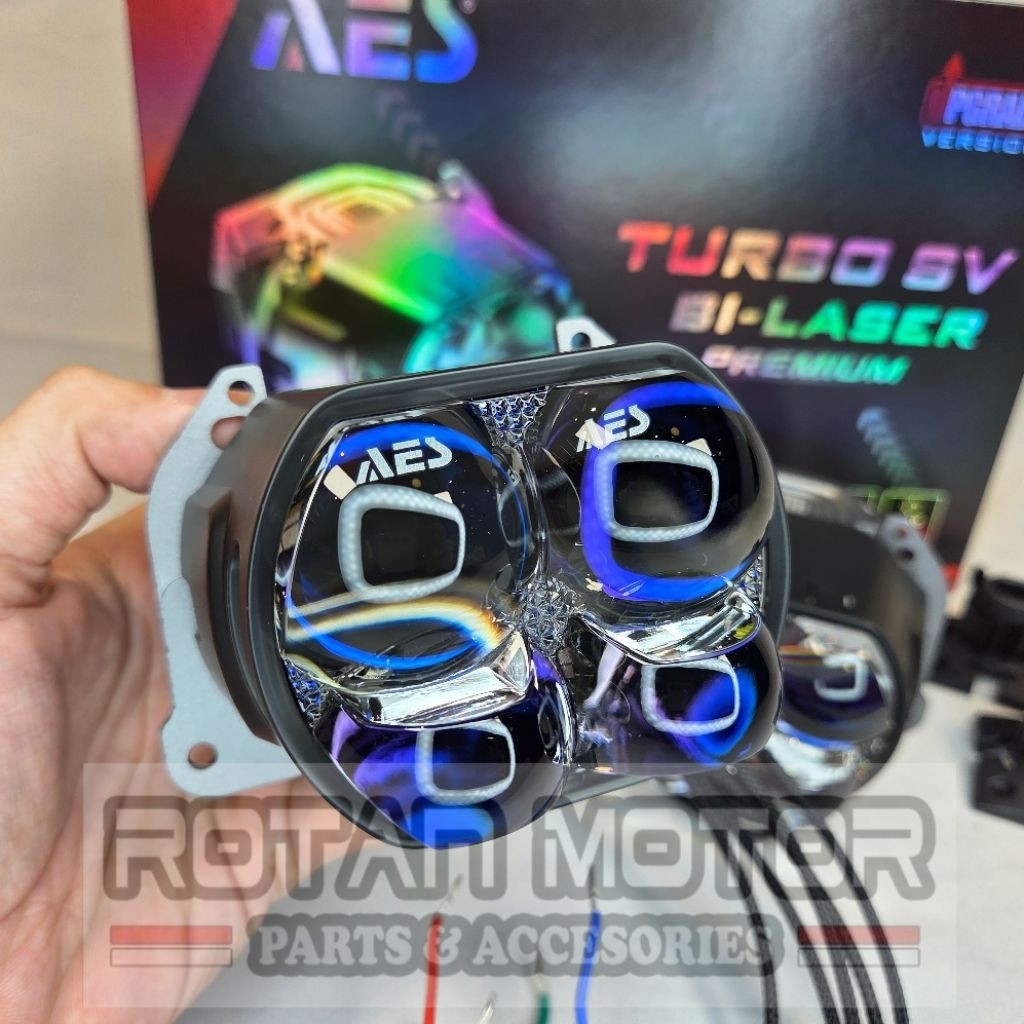 Jual BI-Laser AES Turbo SV B-Laser 3 INCH Square 4 Eye Lens / PROJIE ...