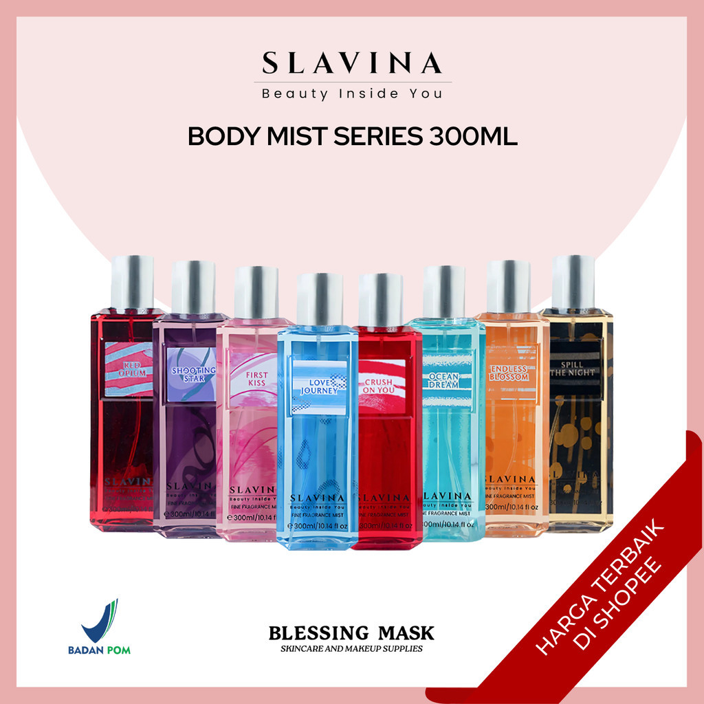 Jual SLAVINA Body Mist (8 Varian) | Fragrance Parfum Wangi Wanita | Shopee Indonesia