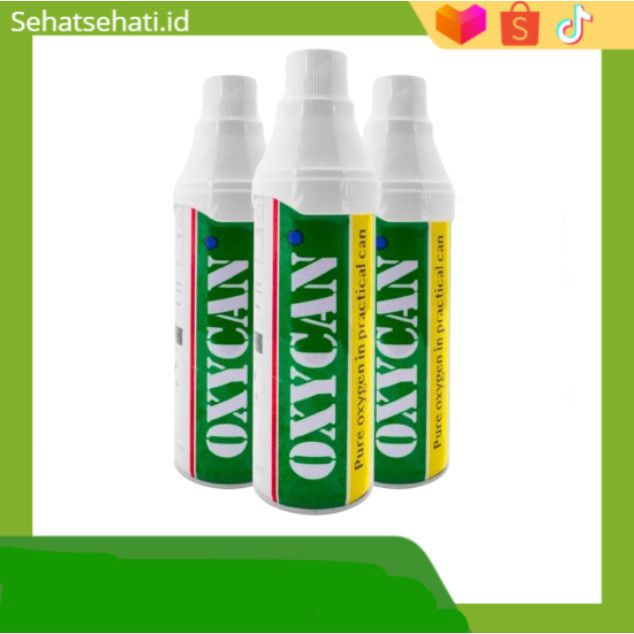 Jual Oxycan Pure Oxygen 500CC oksigen dalam botol original produk ...