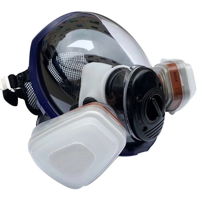 Jual 8100 Full Face Gas Mask Chemical Biological Radioactive ...