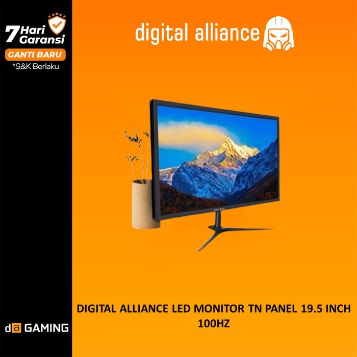 Jual DIGITAL ALLIANCE MONITOR 20 INCH TN HD 900P 5MS 100HZ DA20-BAS100 ...