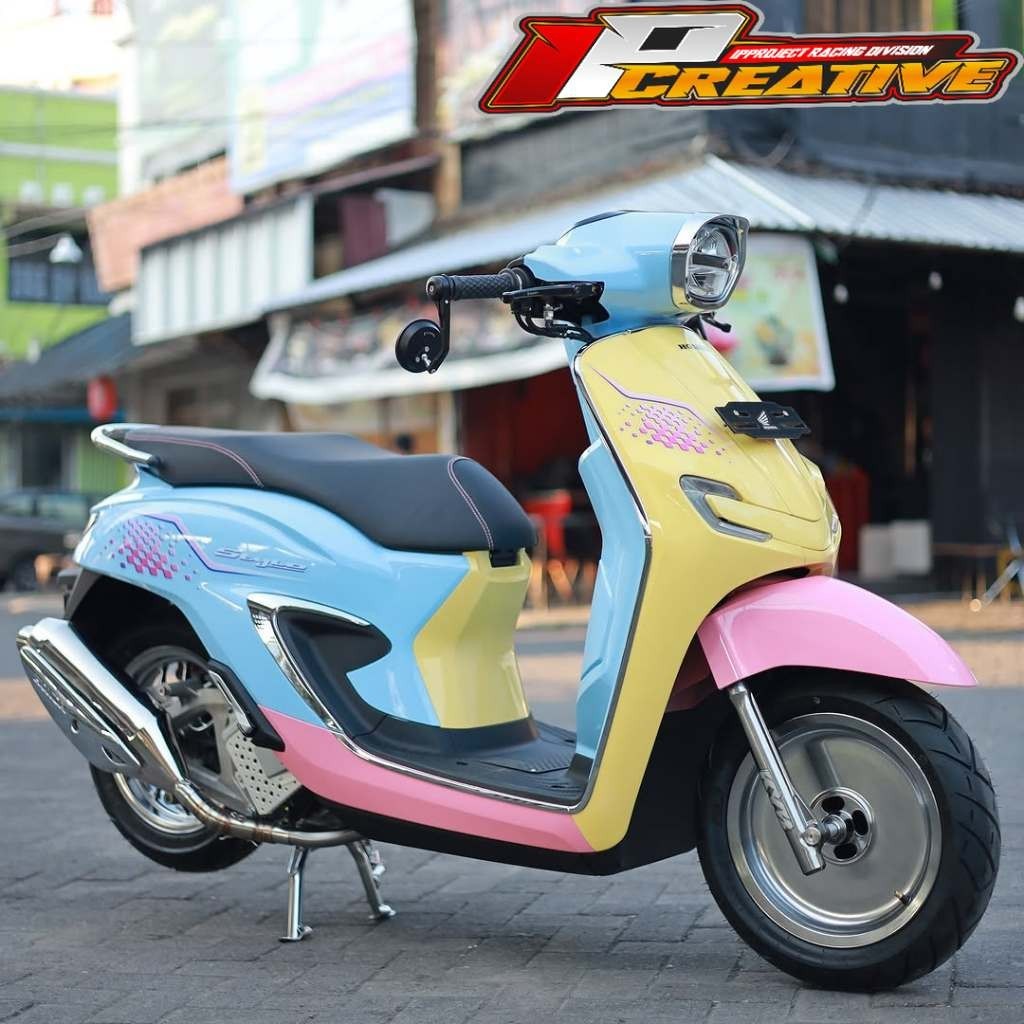 Jual Stiker Striping Custom Honda Stylo Transparan Design Terbaru ...