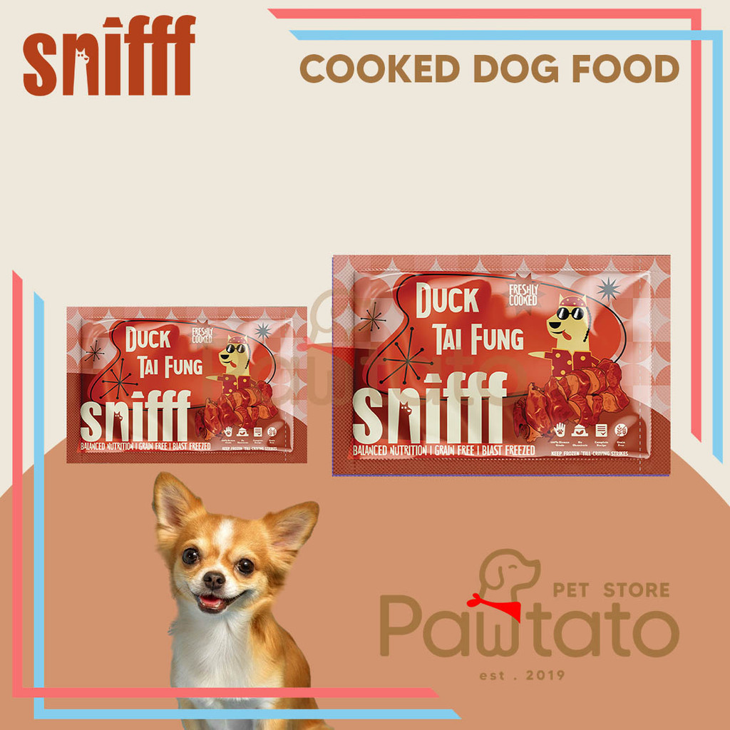 Jual Makanan Anjing Snifff Cooked Duck Tai Fung Dog Cooked Food Fresh ...