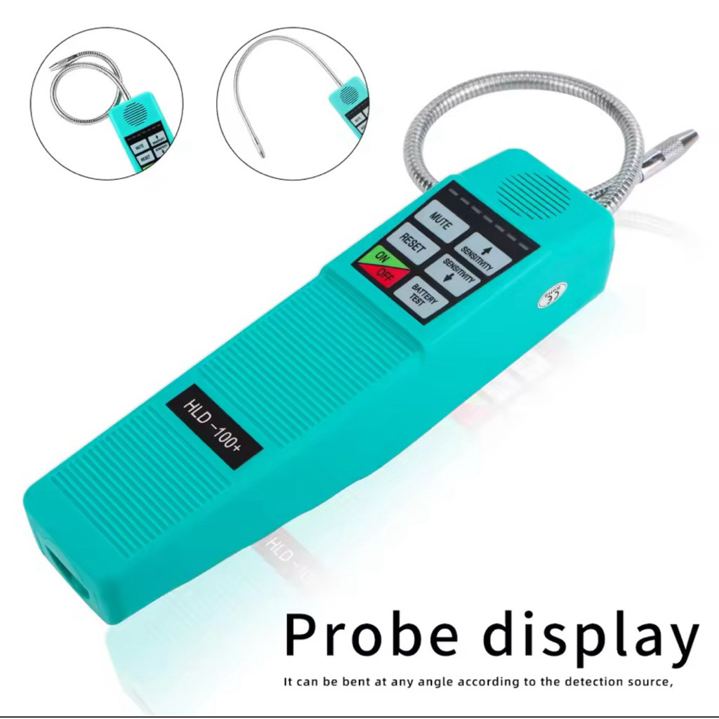 Jual HLD-100+ Freon Halogen Refrigerant Gas Leak Detector Sensitivity ...