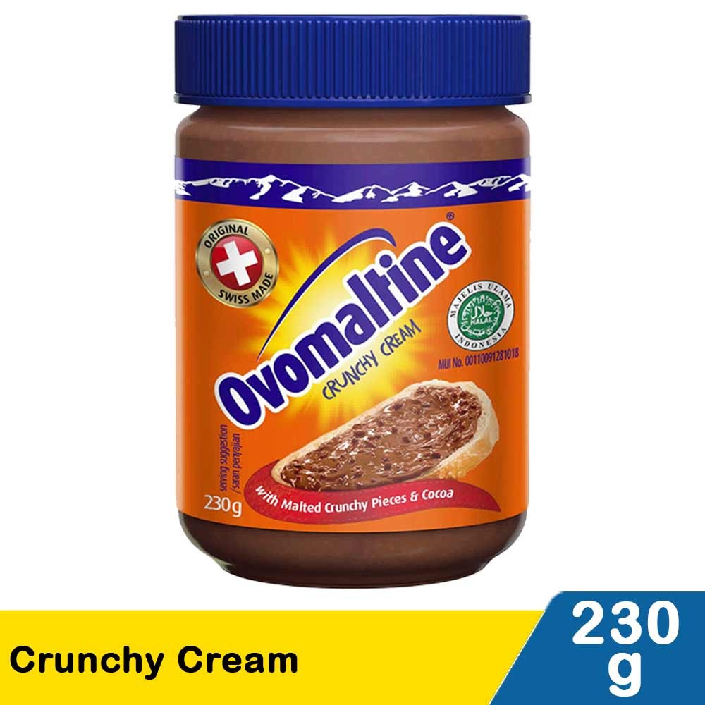 Jual OVOMALTINE CRUNCHY CREAM 230g | Shopee Indonesia