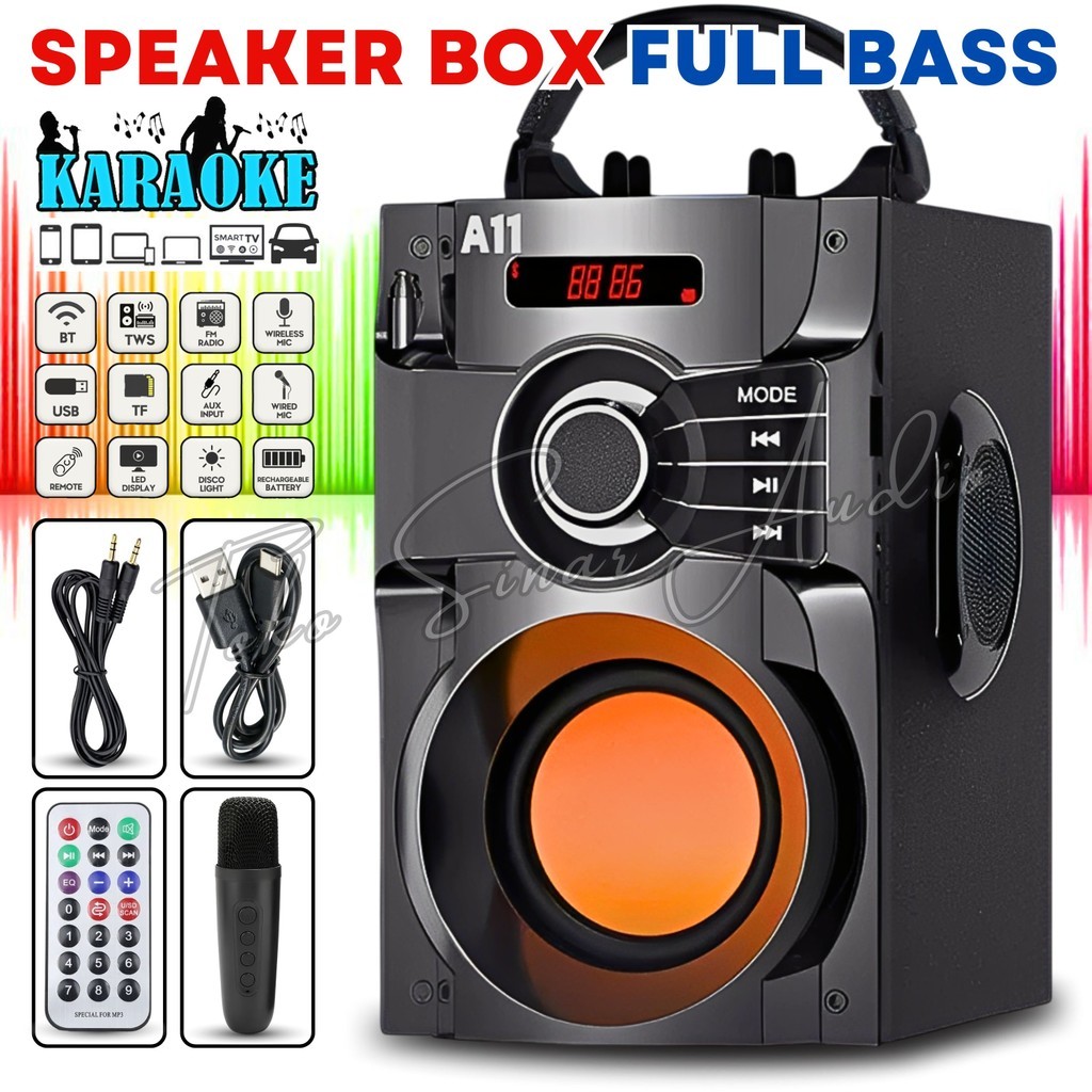 Jual COD NEW NEWW Speaker Aktif Bluetooth Full Bass Fleco F-A11 AB ...