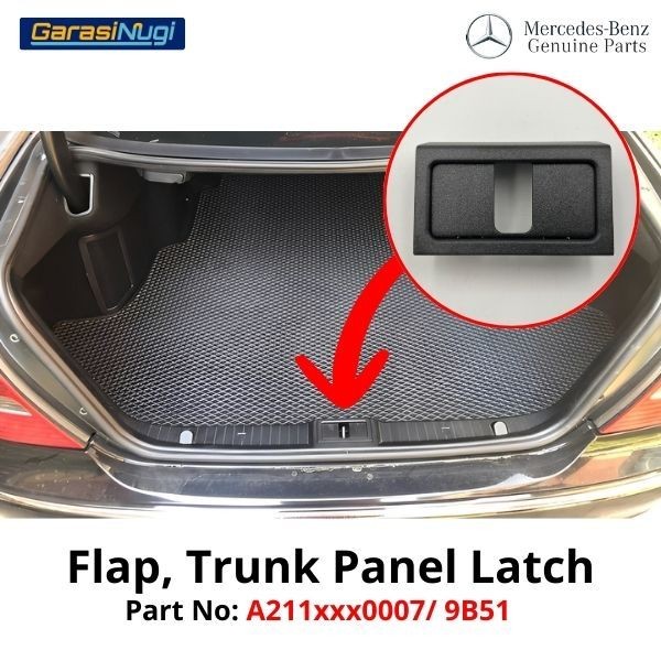 Jual Flap Trunk For Mercy W211 Tutup Panel Kunci Bagasi Back Latch E240 ...