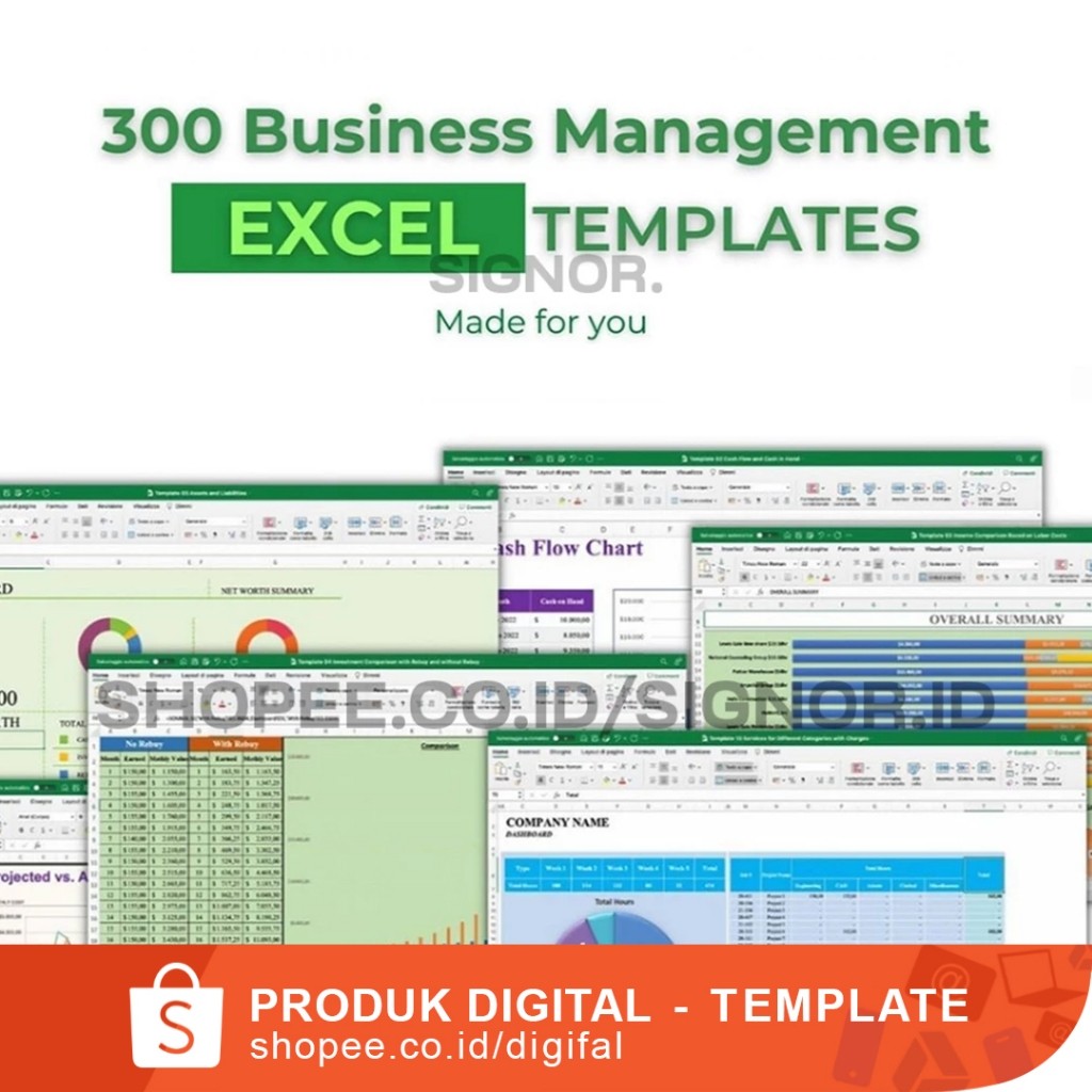 Jual 300+ Ultimate Template Dashboard Excel & GogIe Sheets - Business ...