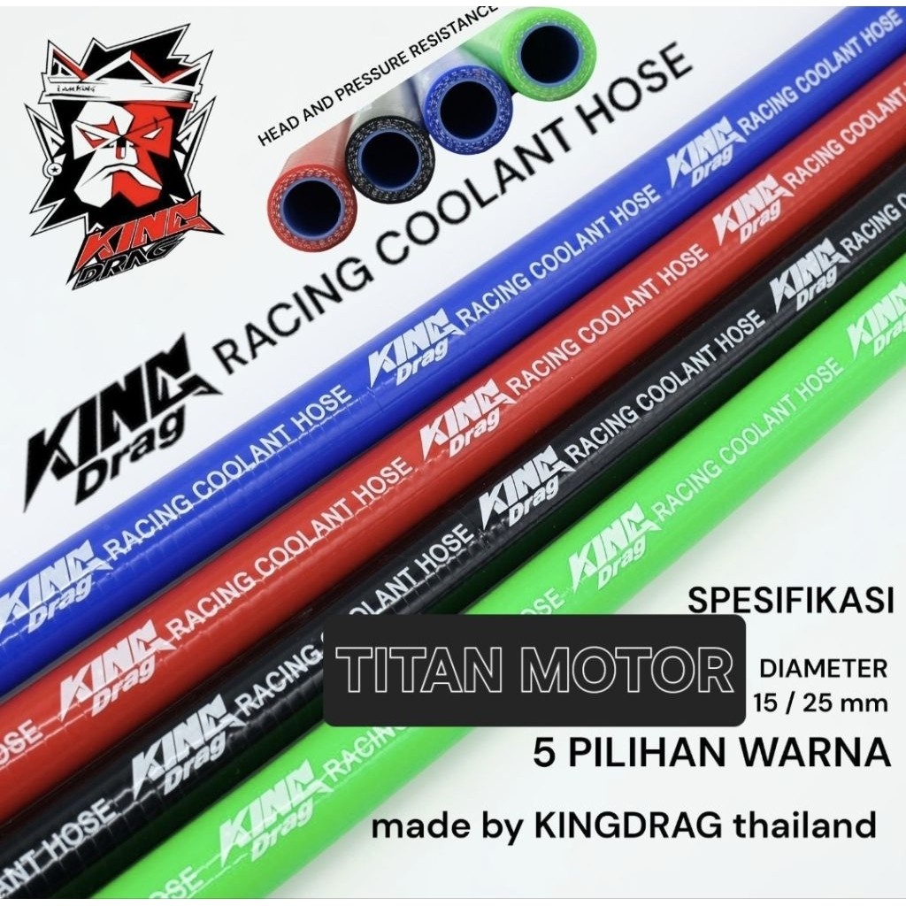 Jual 50 cm selang radiator king drag motor ninja RR ninja R vixion ...