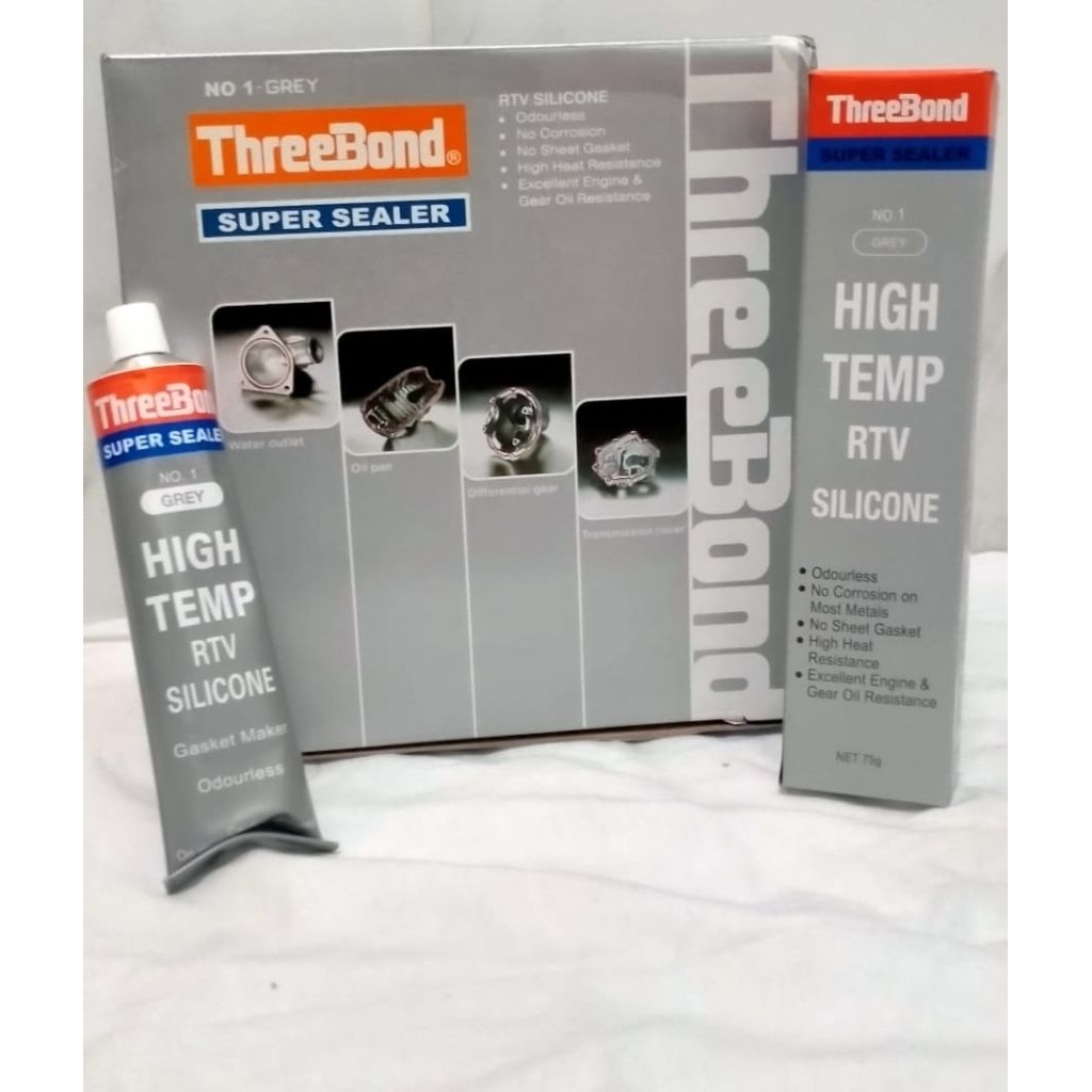 Jual Lem ThreeBond High Temp RTV Silicone Grey 75g Tahan Panas Sealant ...