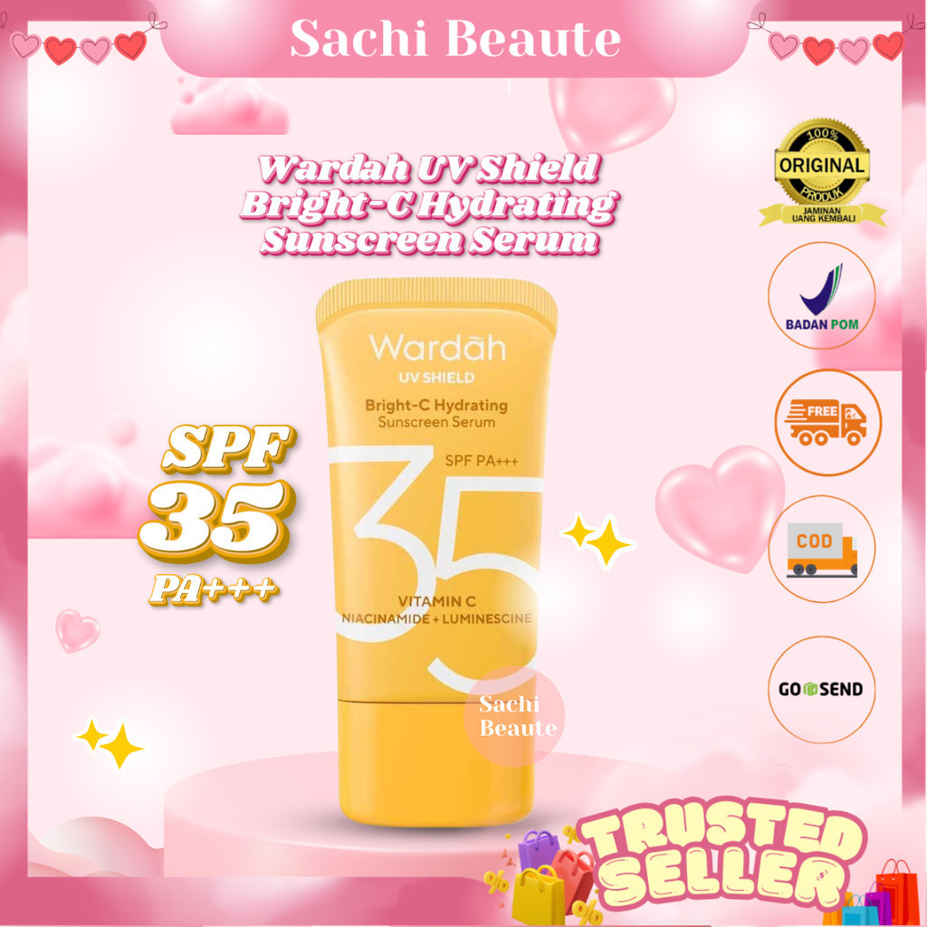 Jual Wardah UV Shield Essential Sunscreen Gel SPF 35 PA +++ 40 ml ...
