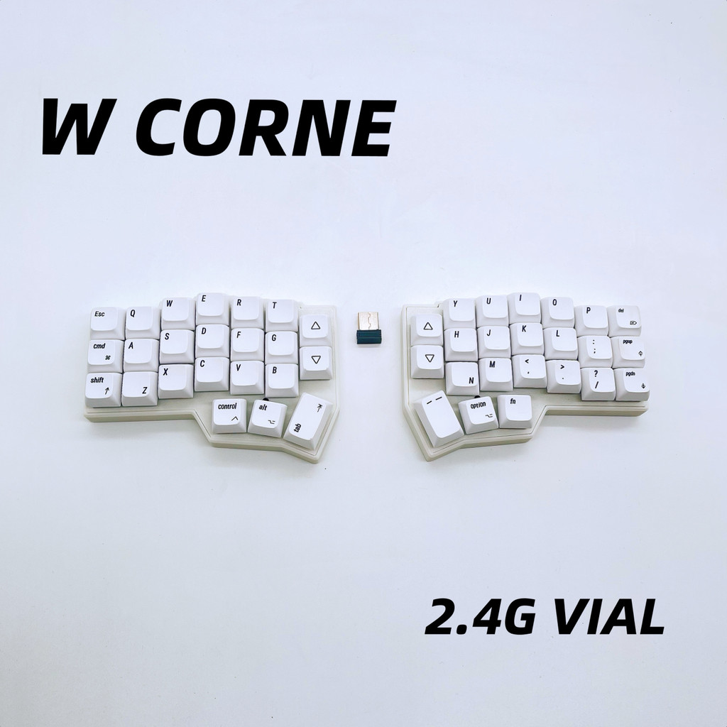 Jual W CORNE V4.1 Split Keyboard Kit 2.4G Wireless Ergonomic Split ...