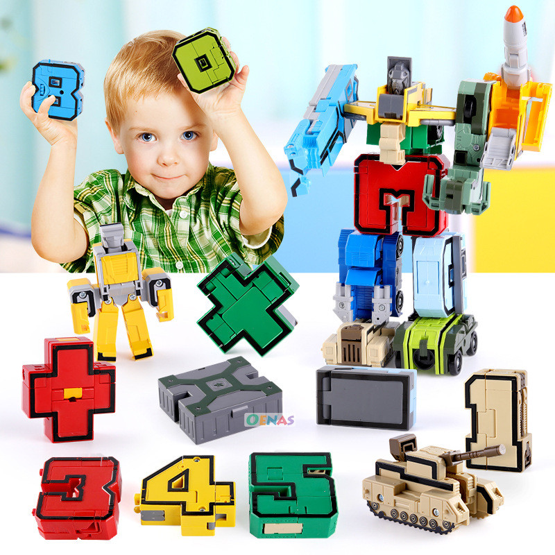 Jual GUDI Assemble Robots Transformation Action Figure Car Model ...