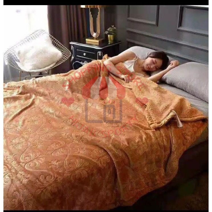 Jual Selimut 2 orang dewasa / Selimut Emboss Pakai List Ukuran 200x230 / Selimut Jumbo | Shopee ...