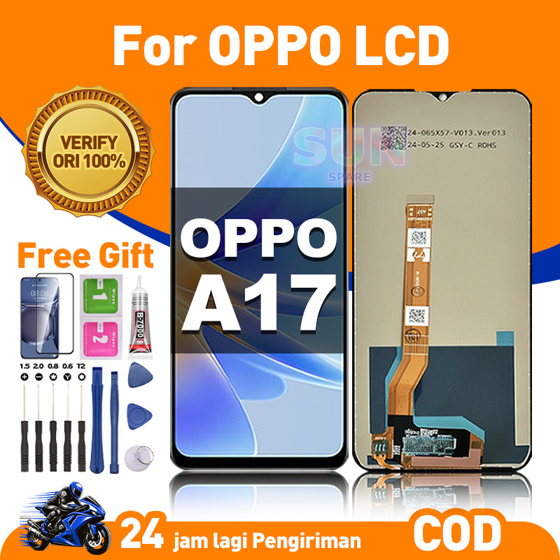 Jual ORIGINAL 100% LCD FOR OPPO A17 FREE GIFT Asli Ori hp Touchscreen ...
