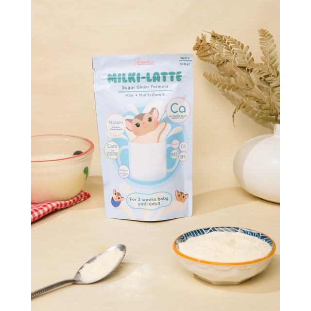 Jual MILKI-LATTE SUSU + MULTIVITAMIN SUGAR GLIDER, Susu Sugar Glider ...