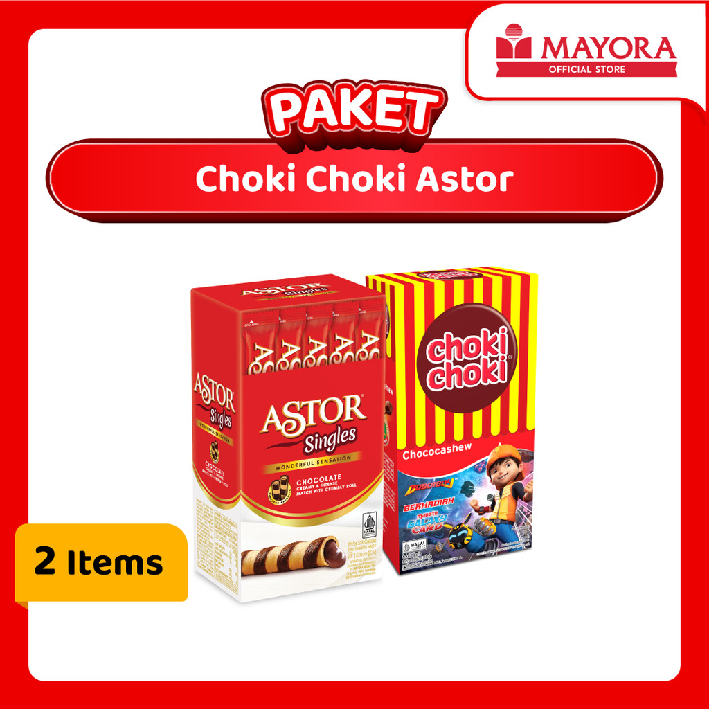 Jual Paket Choki Choki Astor dari Mayora | Shopee Indonesia