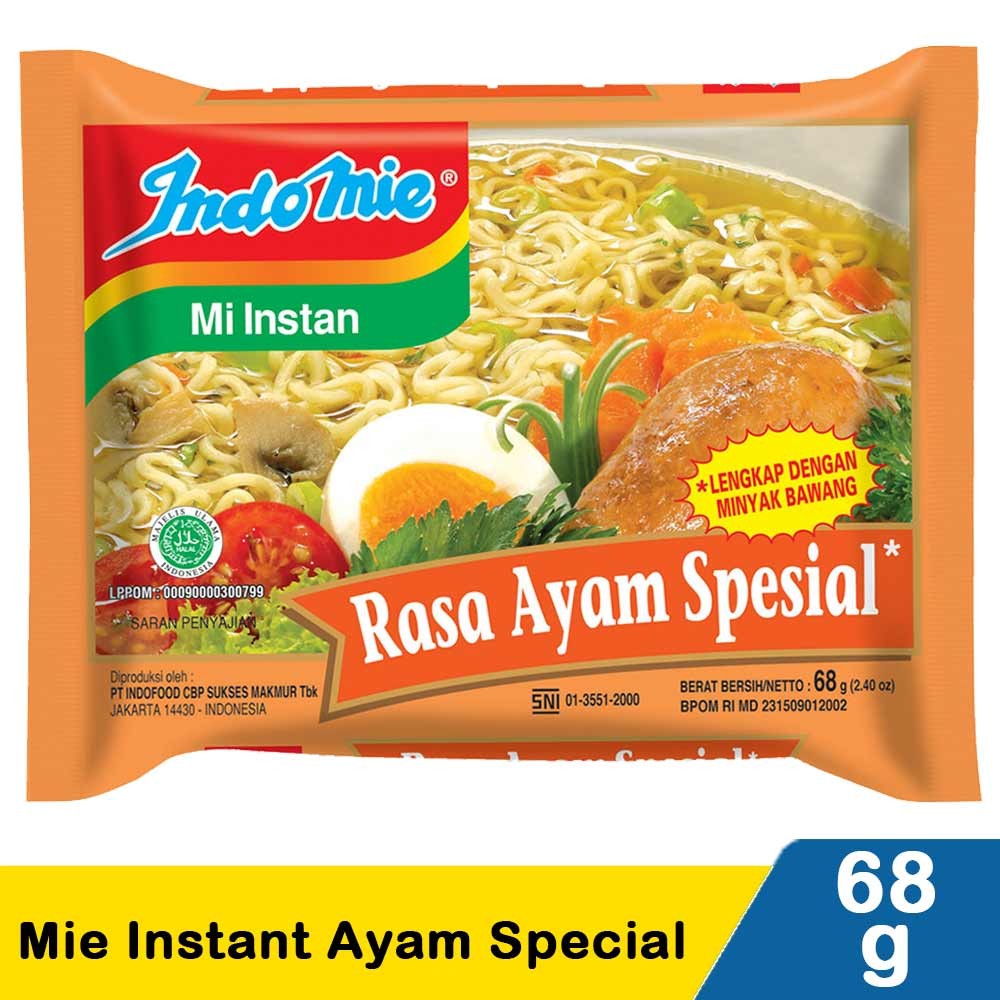 Jual INDOMIE MIE INSTANT AYAM SPECIAL 68g | Shopee Indonesia