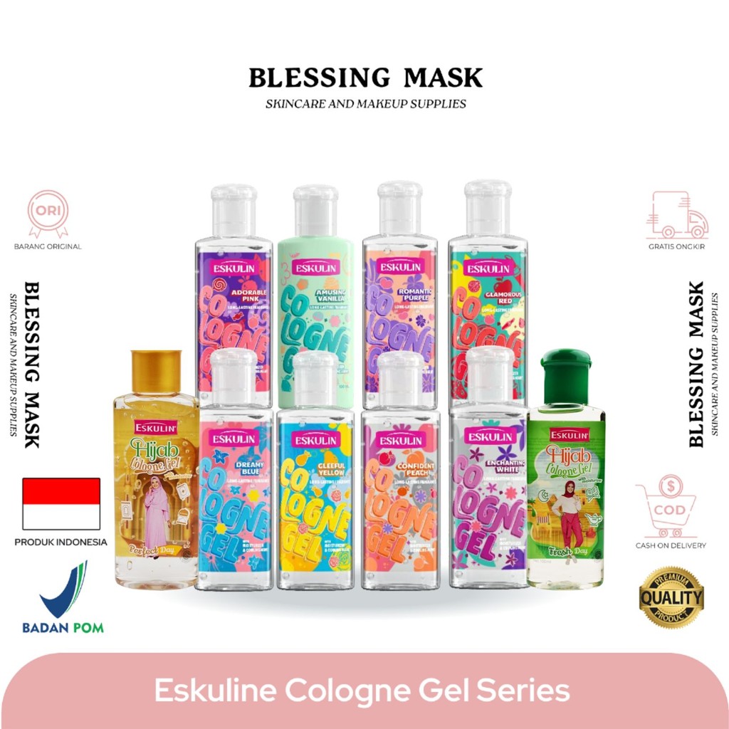 Jual Eskulin Cologne Gel Dream Day Bottle - 50mL | 100mL | Gel Cologen ...