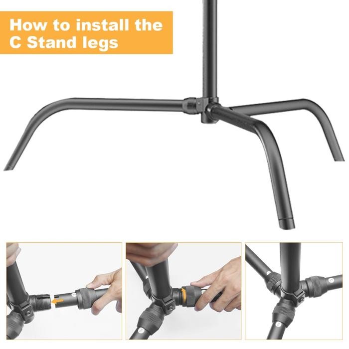 Jual COSTA CS-250 Lite C Stand Aluminium Alloy Light Stand Profesional ...