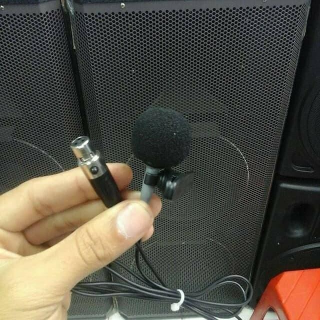 Jual Mic Clip On Shure Mini XLR Female 3 Pin for Mic Wireless ...