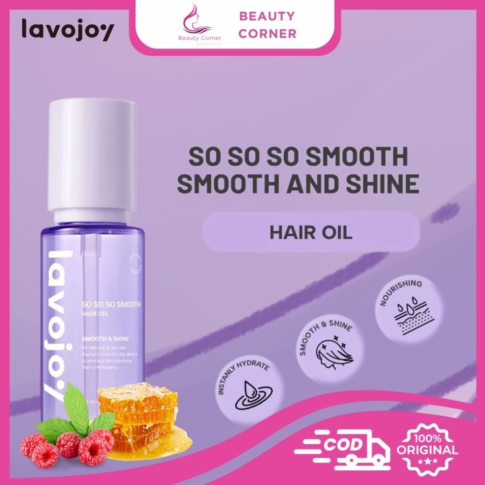 Jual Lavojoy SO SO SO Smooth Hair Oil Smooth & Shine - 80ml | Shopee ...